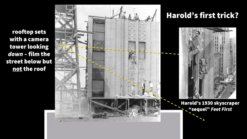 How Harold Lloyd Filmed Safety Last! | Chaplin-Keaton-Lloyd film ...