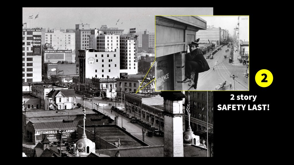 How Harold Lloyd Filmed Safety Last! | Chaplin-Keaton-Lloyd film ...