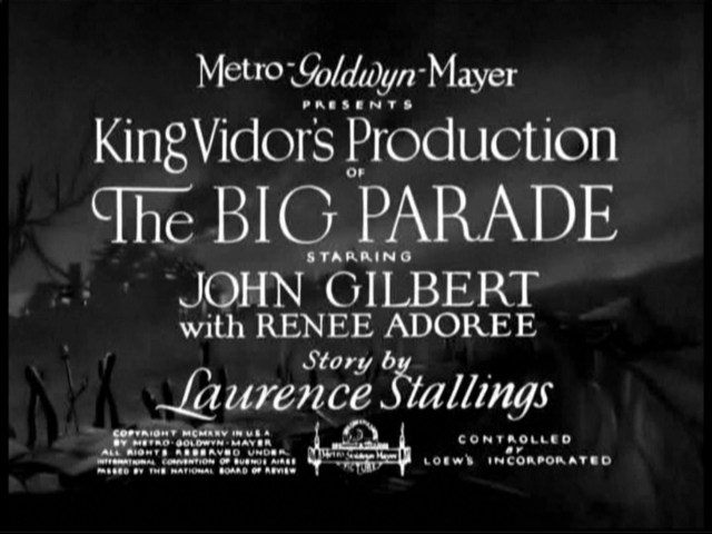 The Big Parade – Historic Views of the Home Front | Chaplin-Keaton ...
